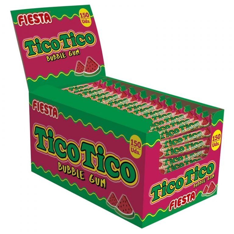 Chicles TicoTico Sandía Fiesta caja 150 unidades » Chuchez